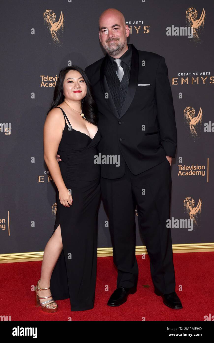 Yisong Chen, from left, and Jeremy Ball arrive at night two of the ...