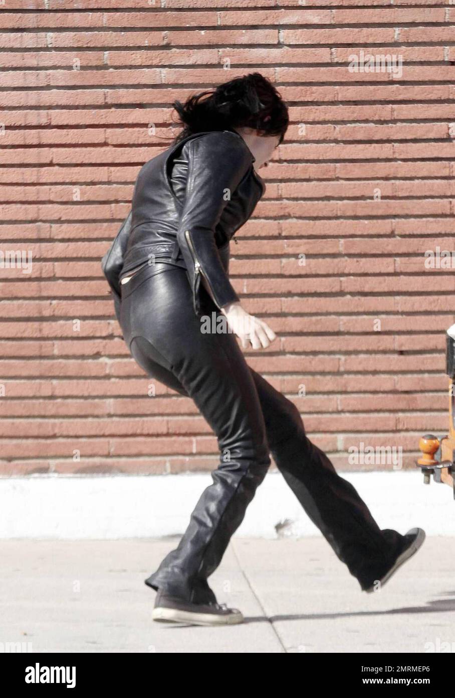 - Complete with full leathers and black mullet, Kristin Stewart shoots ...