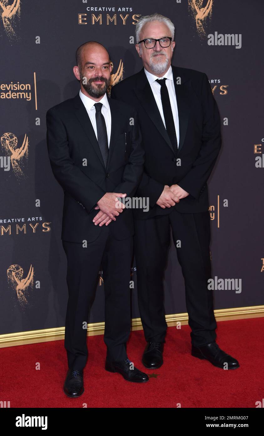 Adriano Goldman, left, and Martin Childs arrive at night two of the ...