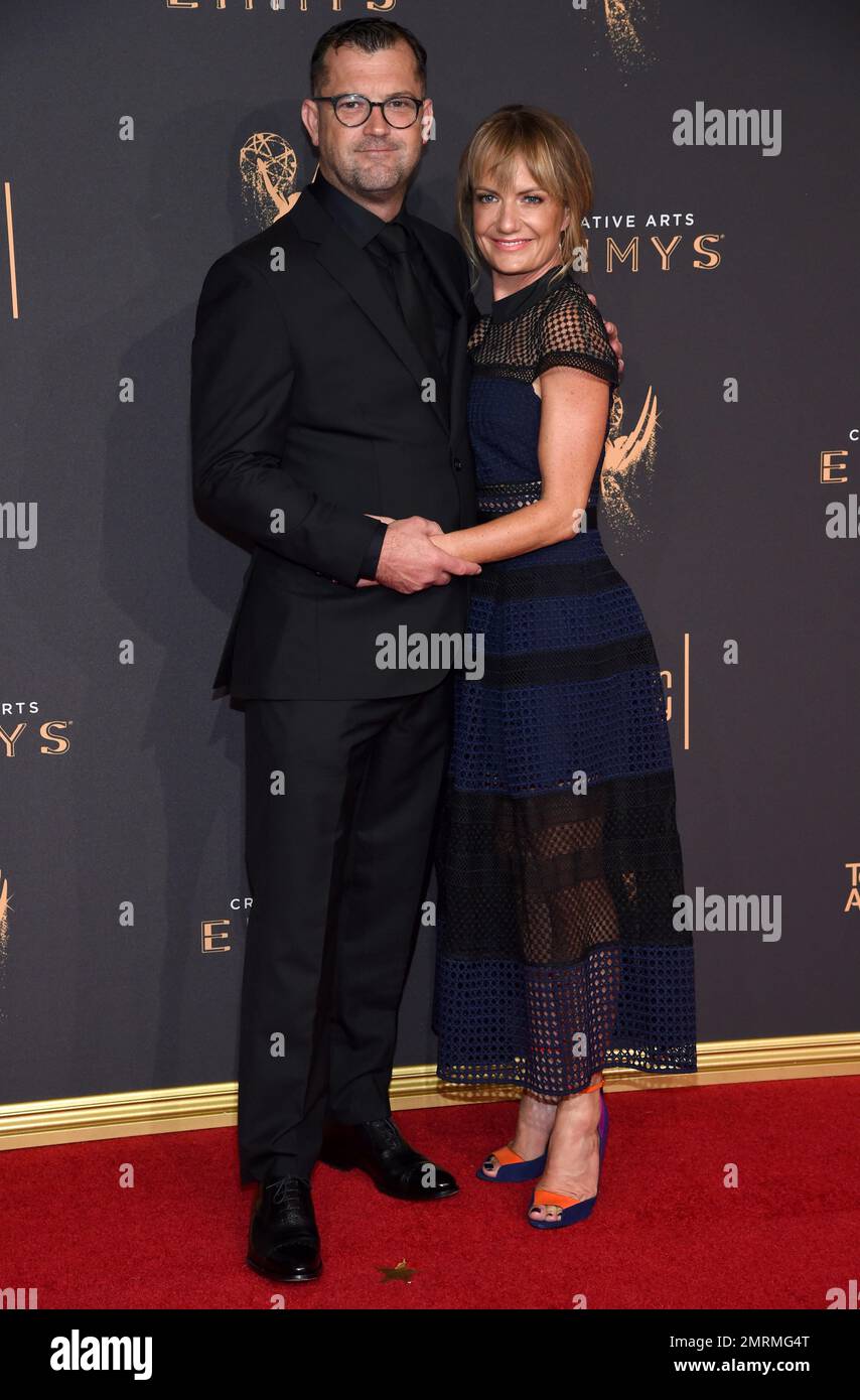 Colin Watkinson, left, and Jo Watkinson arrive at night two of the ...