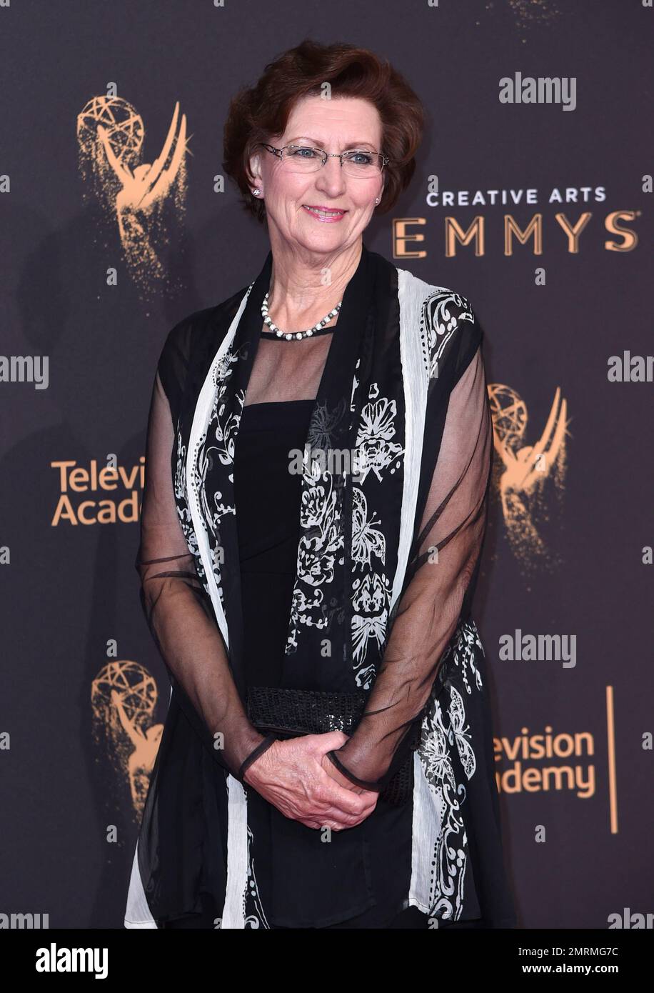 Evelyn Roach arrives at night two of the Creative Arts Emmy Awards at ...