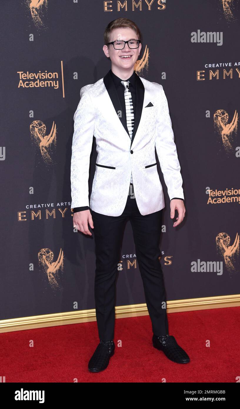 Aidan Miner arrives at night two of the Creative Arts Emmy Awards at ...