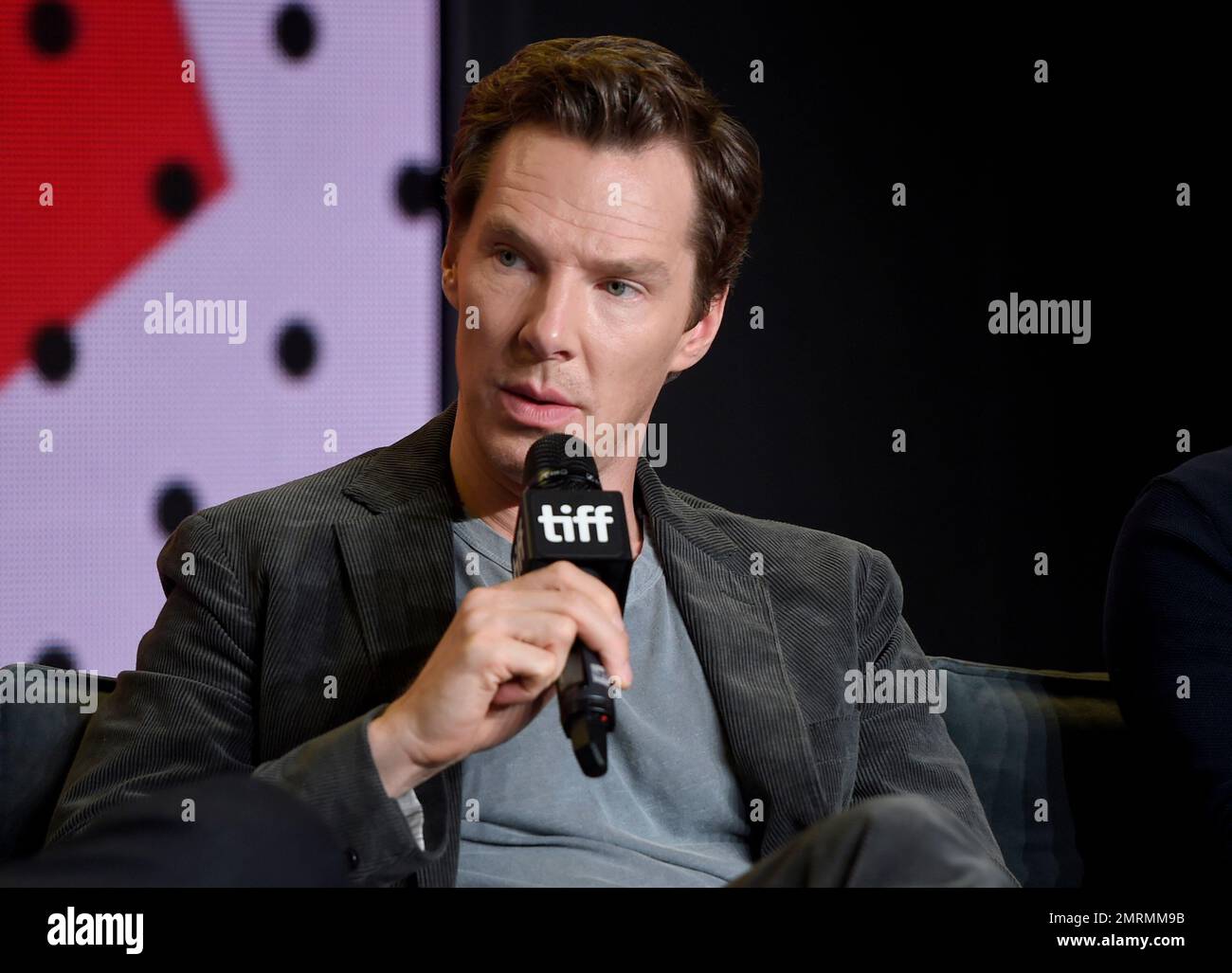 Benedict Cumberbatch attends a press conference for "The Current War ...