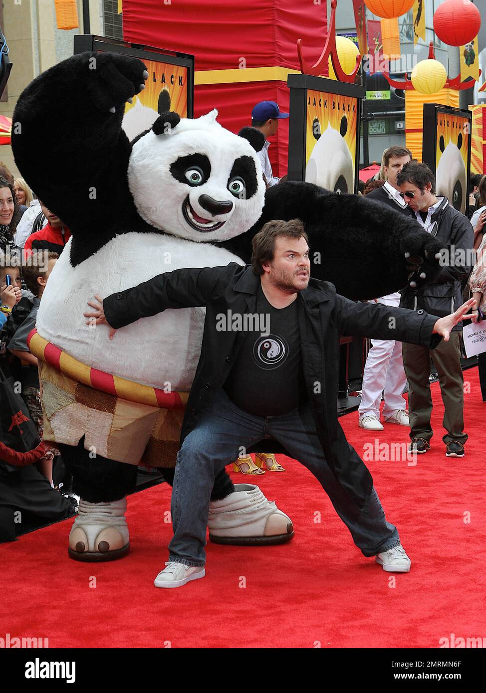Jack Black at the premiere of "Kung Fu Panda 2" at Grauman's Chinese ...