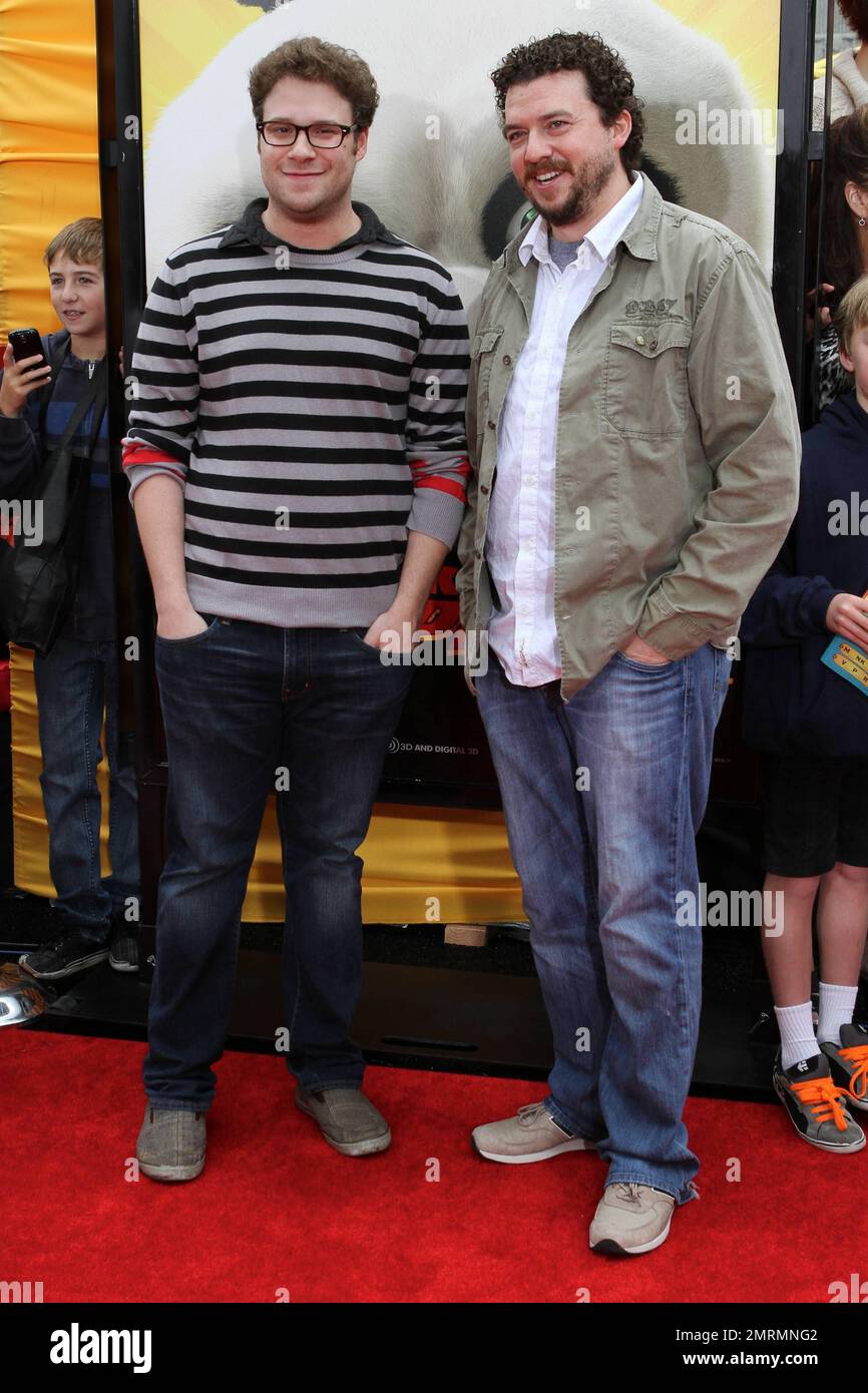 Seth Rogan and Danny McBride at the premiere of "Kung Fu Panda 2" at ...