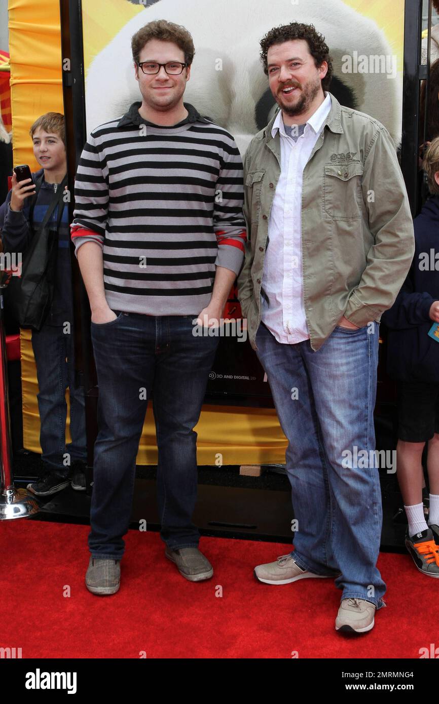 Seth Rogan and Danny McBride at the premiere of "Kung Fu Panda 2" at ...