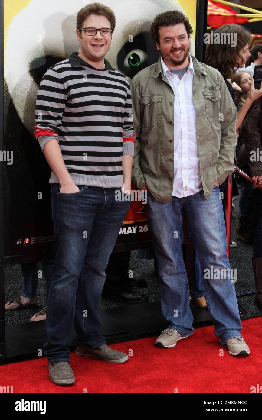 Seth Rogan and Danny McBride at the premiere of "Kung Fu Panda 2" at ...