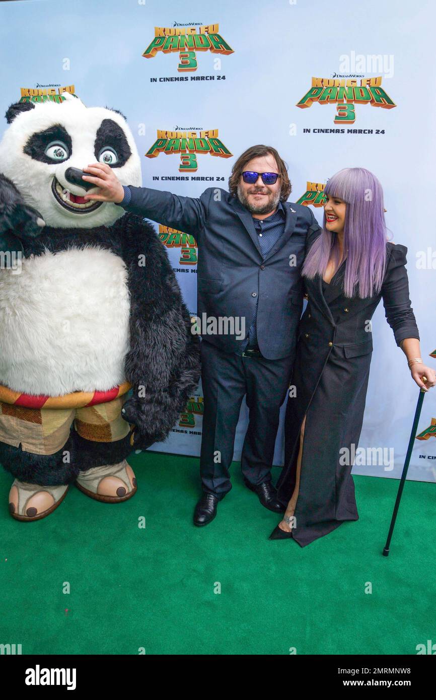 Jack Black and Kelly Osbourne at the Australian Premiere of "Kung Fu ...
