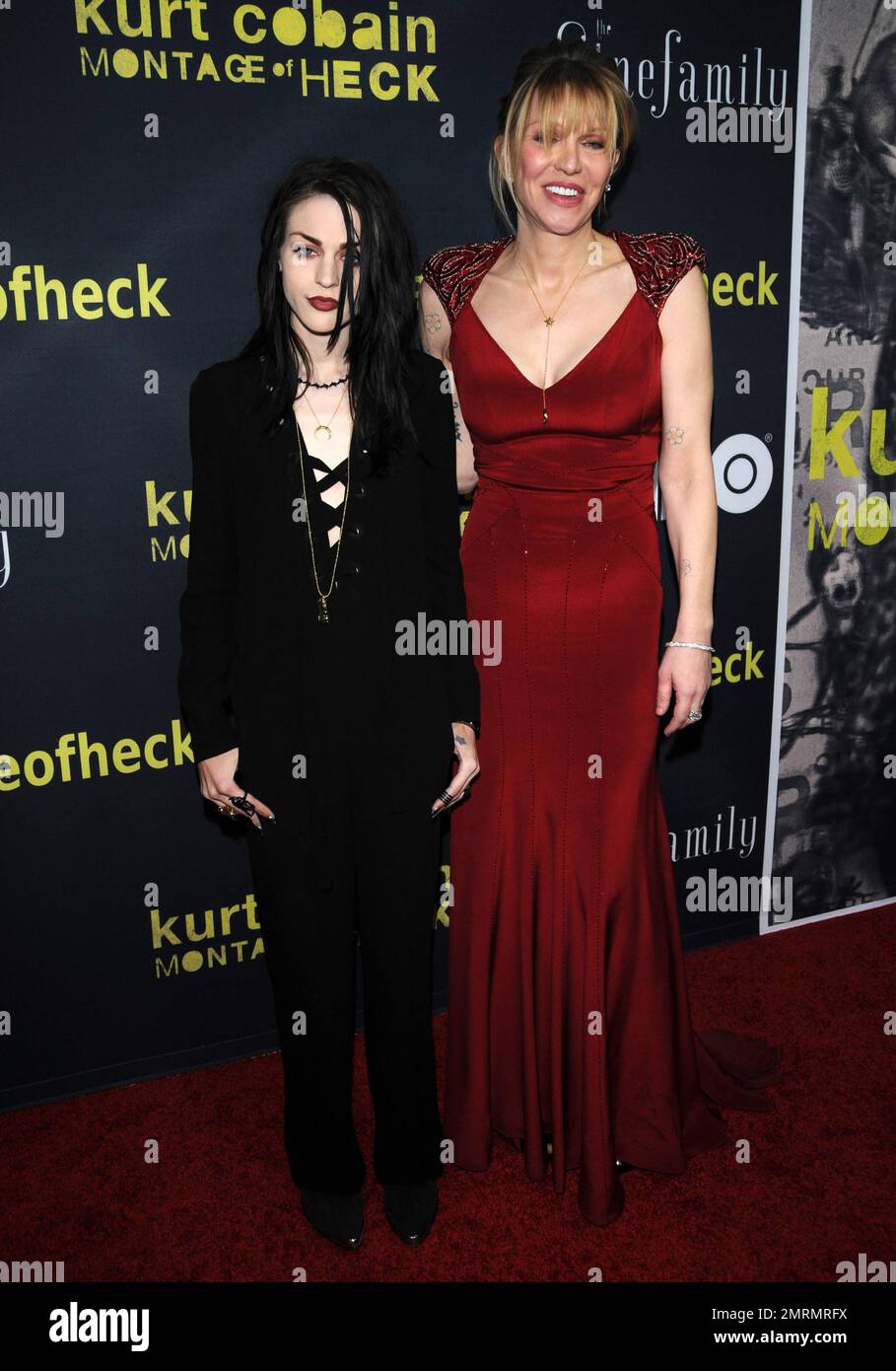 Courtney Love and Frances Bean Cobain attend the Los Angeles premiere ...