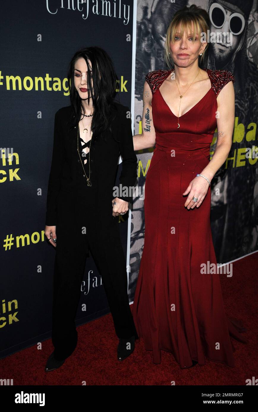 Courtney Love and Frances Bean Cobain attend the Los Angeles premiere ...