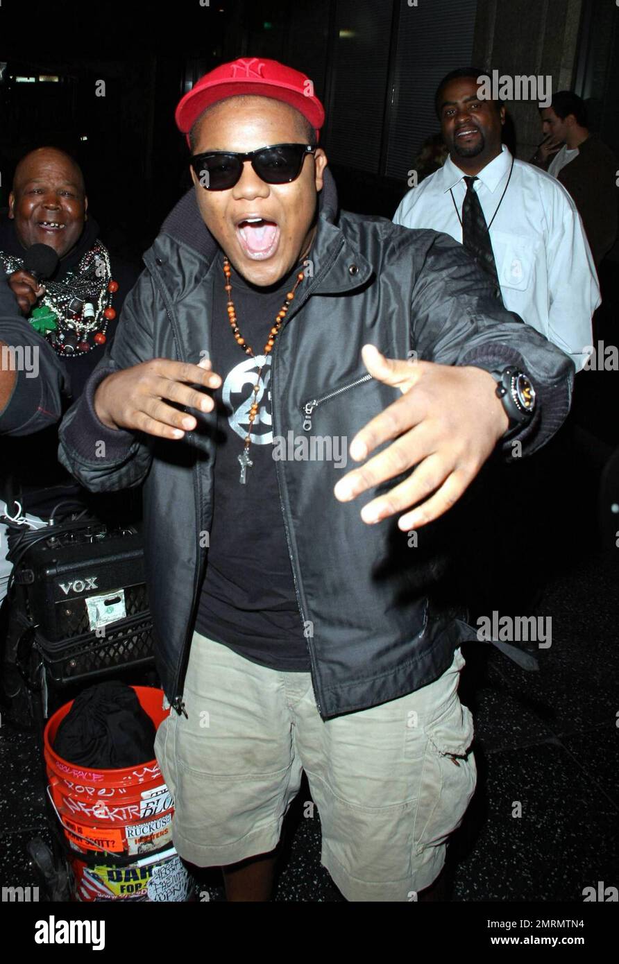 Dancing With The Stars Contestant Kyle Massey Poses For Photos As He Leaves The Restaurant