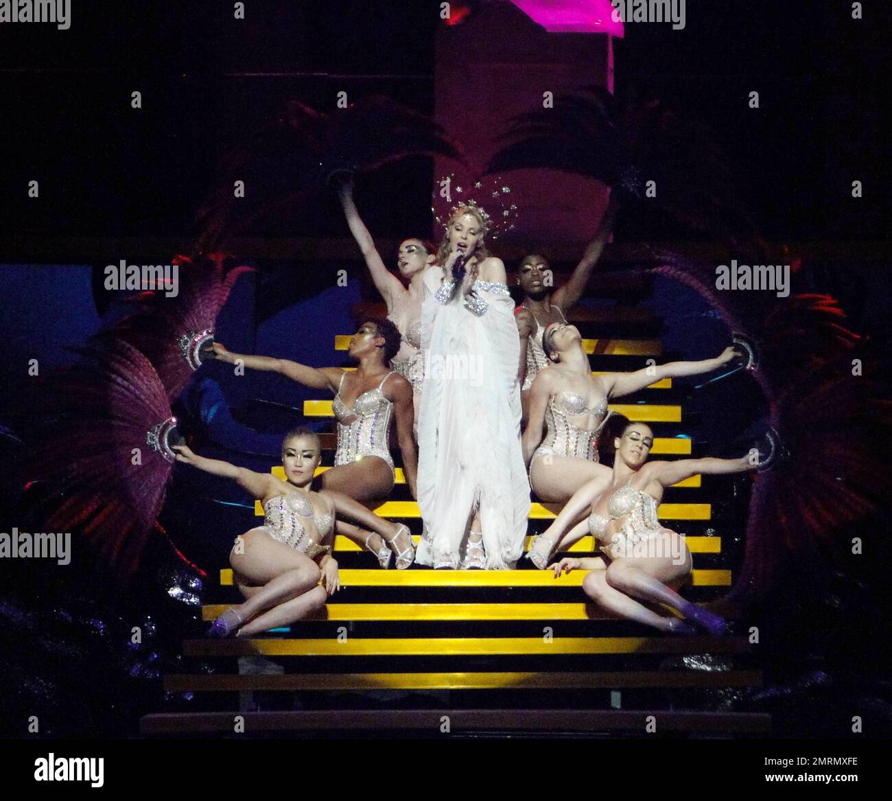 Queen of pop Kylie Minogue performs live on her Aphrodite: Les Folies ...