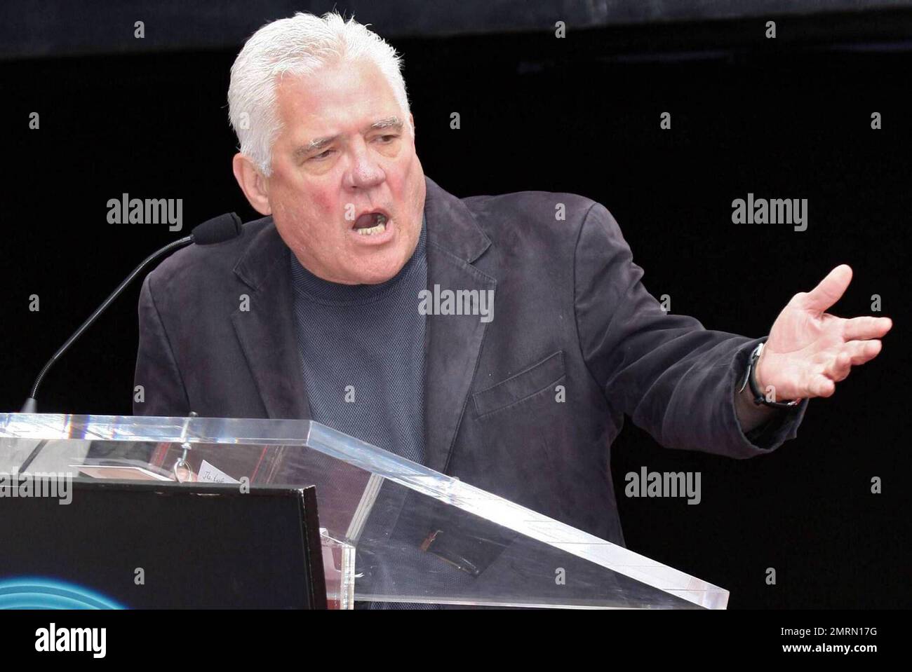 G. W. Bailey at Kyra Sedgwick's star ceremony on the Hollywood Walk of ...