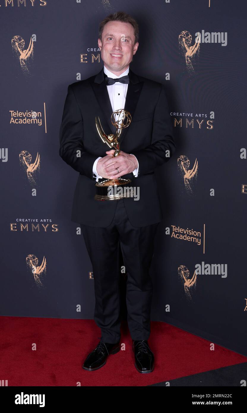 EXCLUSIVE - Scott Willis poses for a portrait with the award for ...