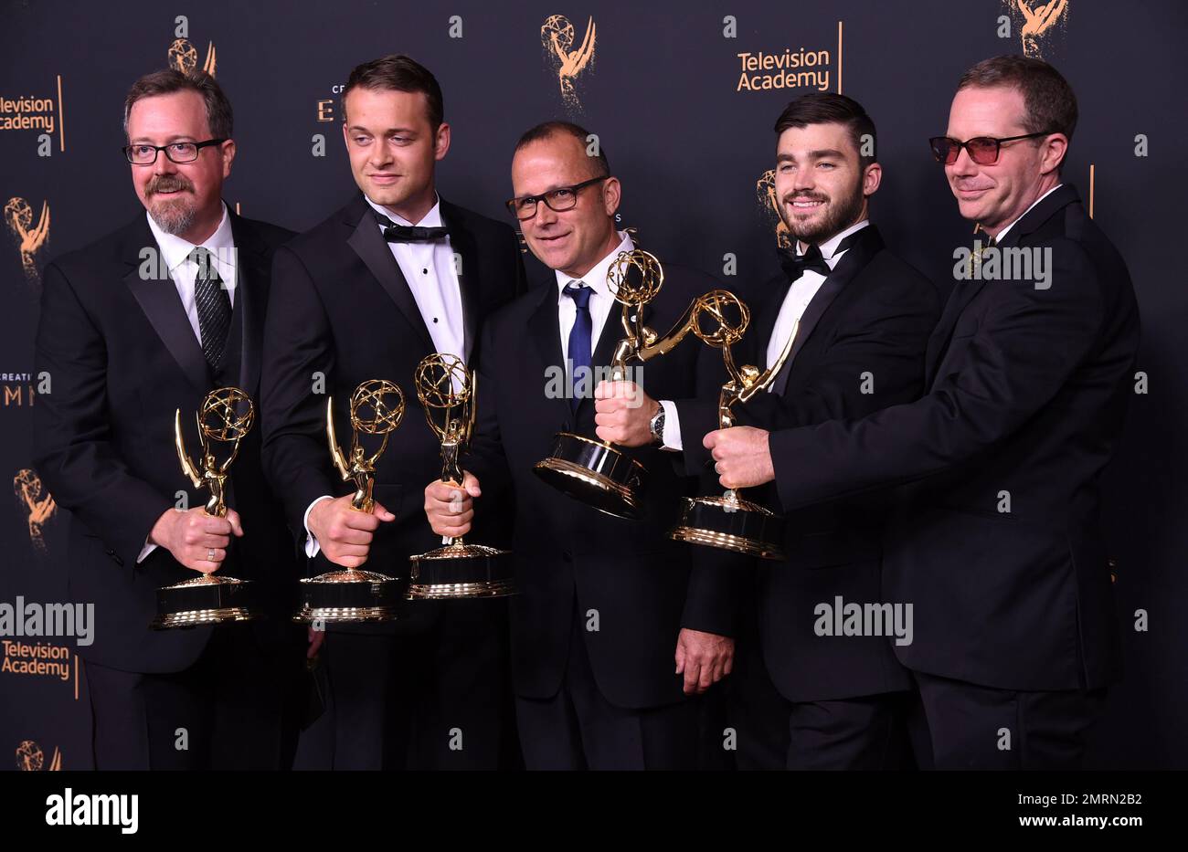 Jon Michaels, from left, Dan Kenyon, Cameron Frankley, Will Digby, and ...