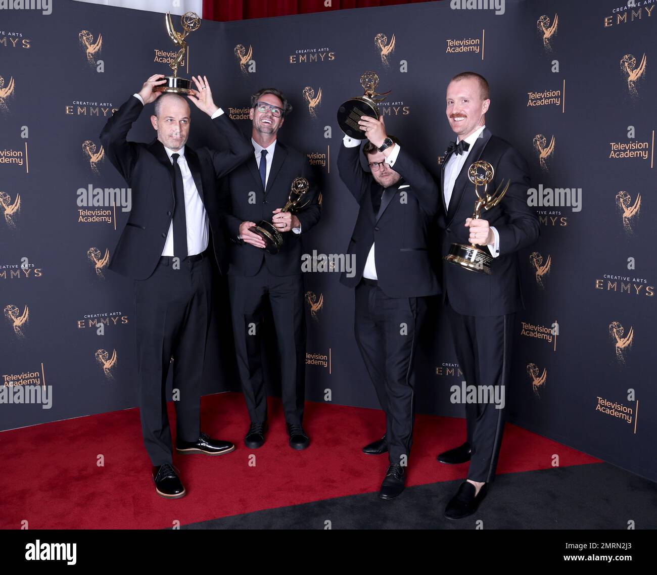 EXCLUSIVE - Orion Tait, from left, William Trebutien, Daniel Oeffinger, and Thomas Schmid pose ...