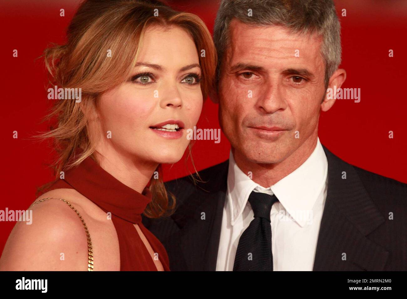 Vittoria Belvedere and Vasco Valerio on the red carpet at Auditorium ...
