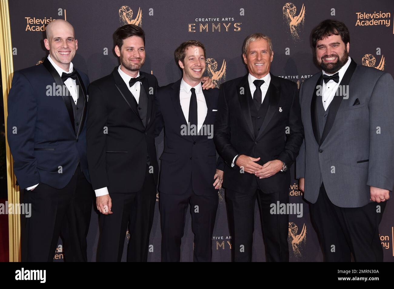 Dan Murrell, from left, Joe Starr, Spencer Gilbert, Michael Bolton and ...