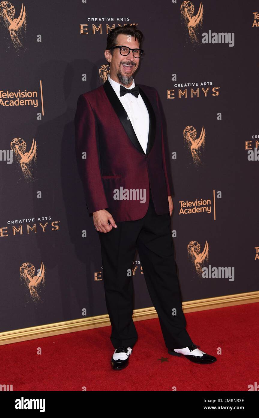 Lucky Yates arrives at night one of the Creative Arts Emmy Awards at ...