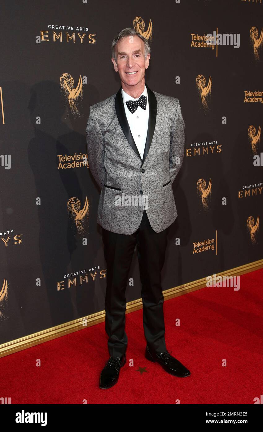 IMAGE DISTRIBUTED FOR THE TELEVISION ACADEMY - Bill Nye arrives at ...