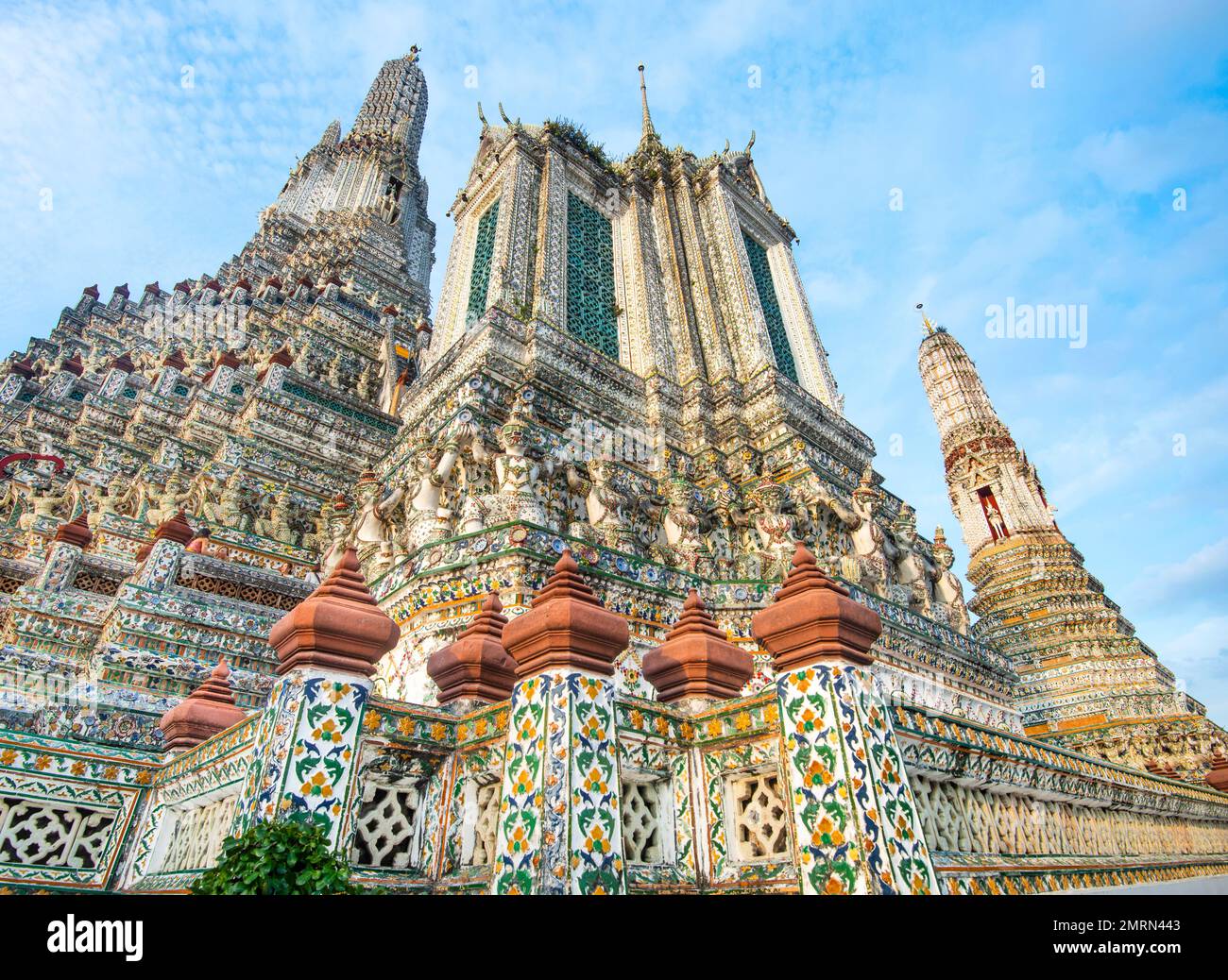 Bangkok Yai district, on the Thonburi west bank of the Chao Phraya River,stunning,missile shaped ...