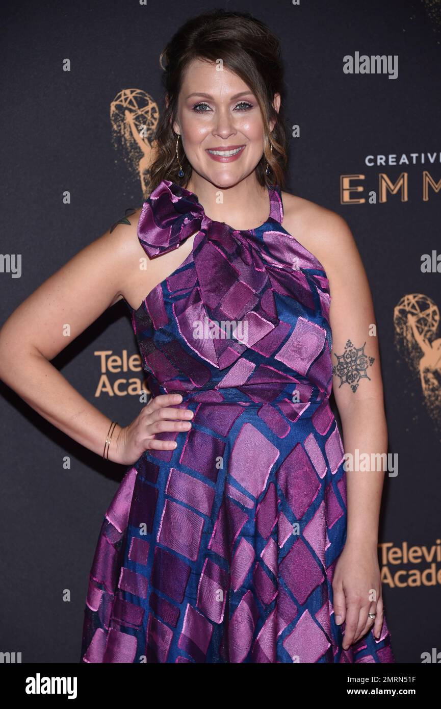 Amber Nash arrives at night one of the Television Academy's 2017 ...