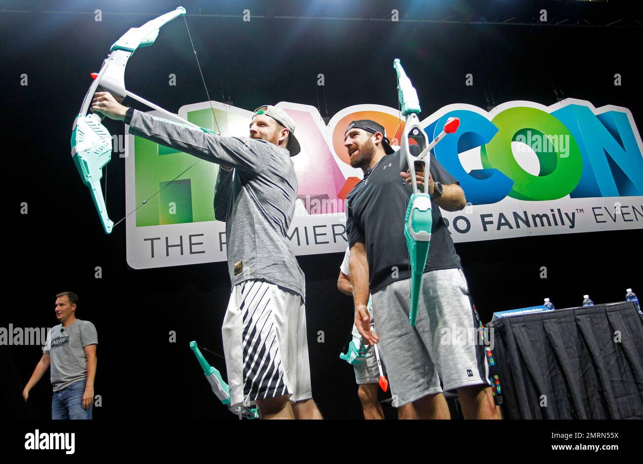 IMAGE DISTRIBUTED FOR FOR HASBRO, INC. - Tyler Toney, left, and Garrett ...