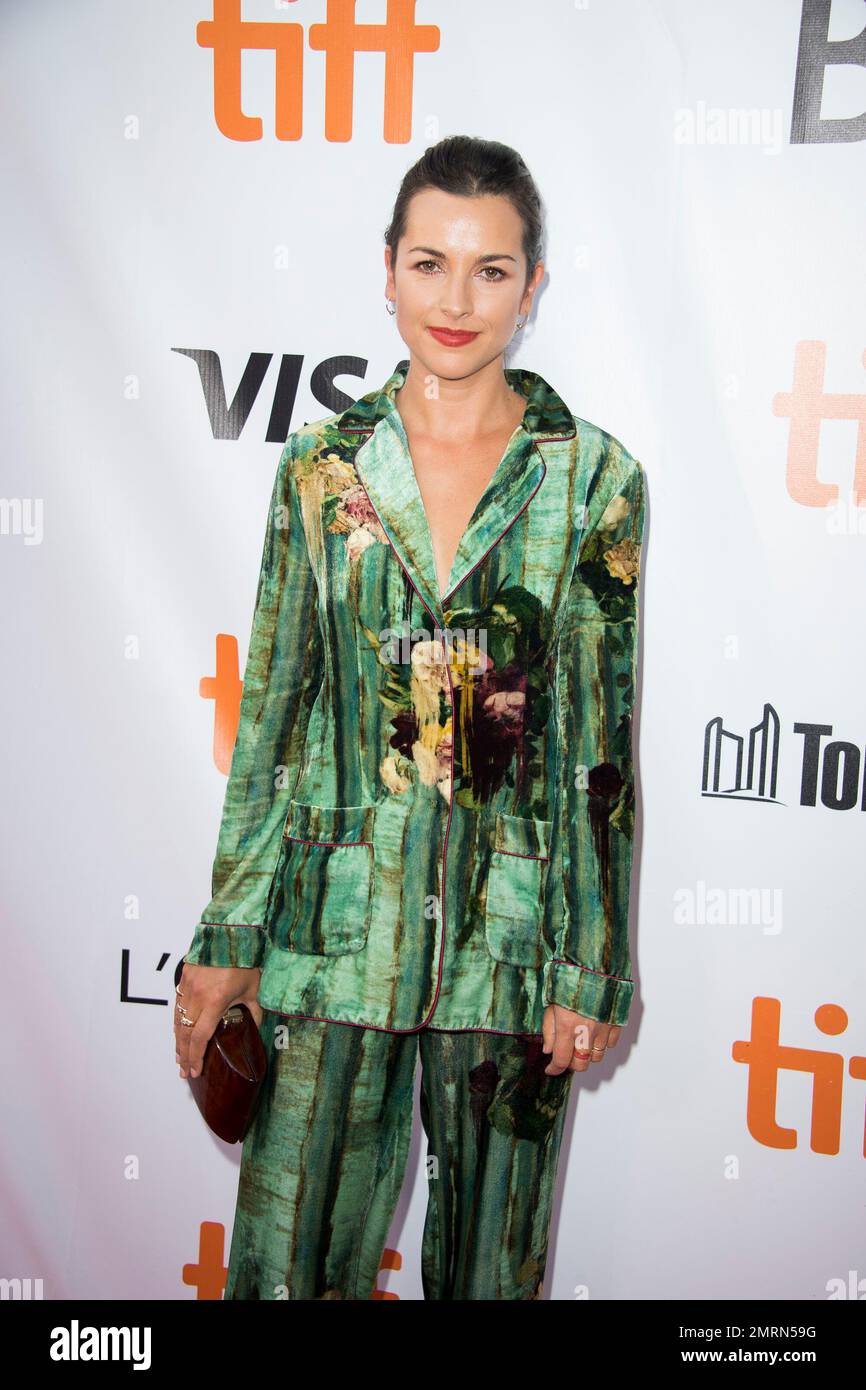 Amelia Warner attends a premiere for "Mary Shelley" on day 3 of the ...