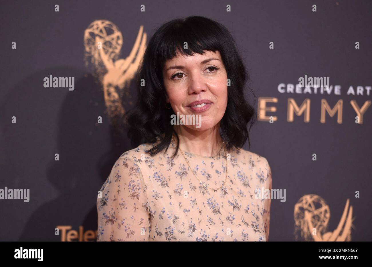Sarah Barnett arrives at night one of the Creative Arts Emmy Awards at ...
