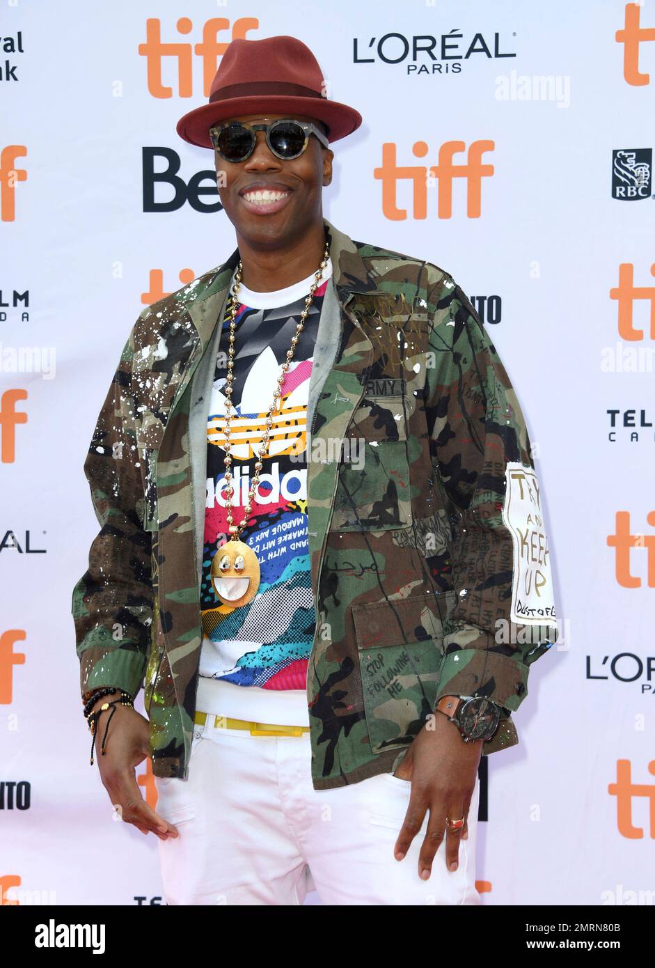 Canadian rapper Kardinal Offishall attends a premiere for "The Carter ...