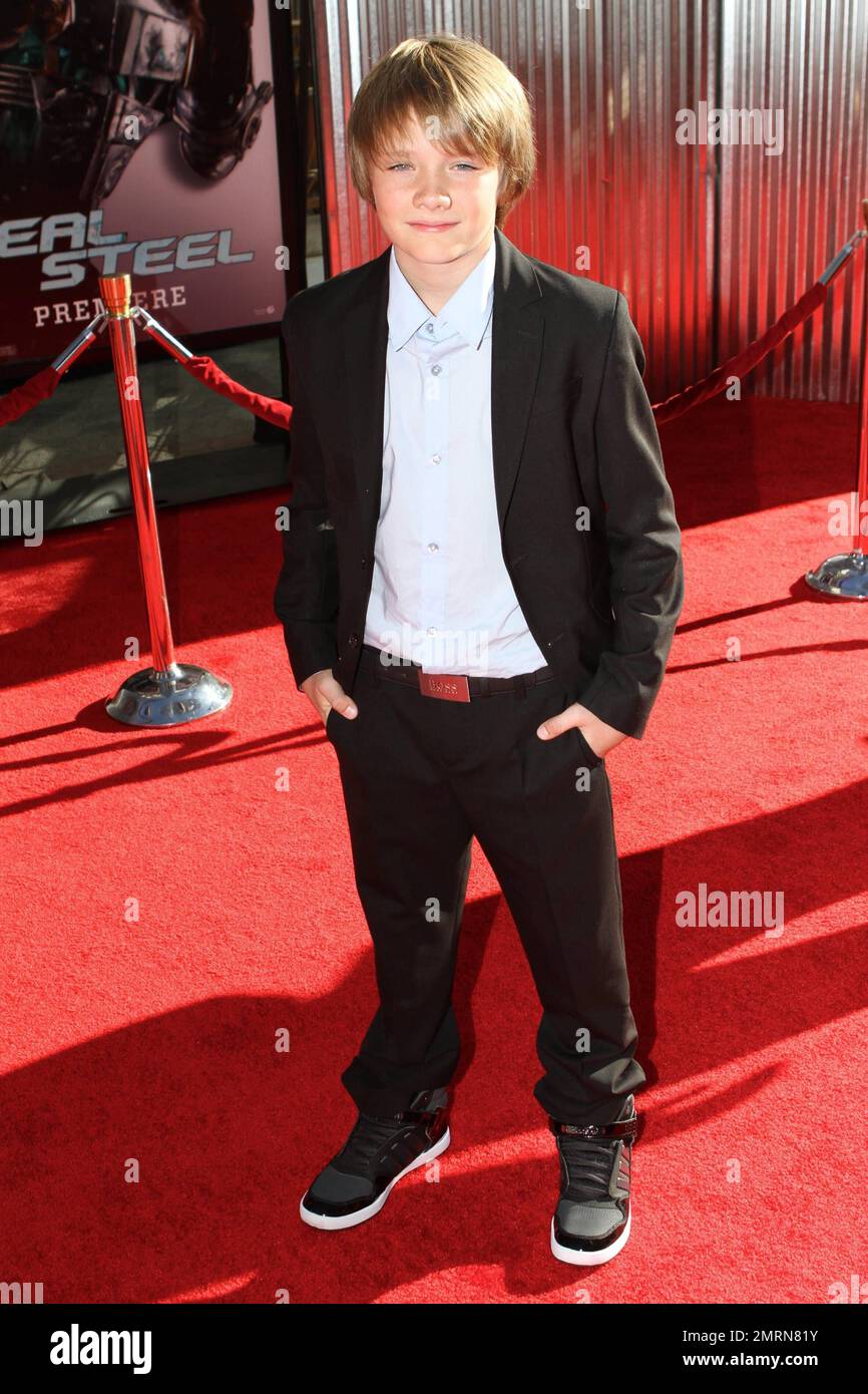 Dakota Goyo at the Los Angeles premiere of "Real Steel" held at the ...