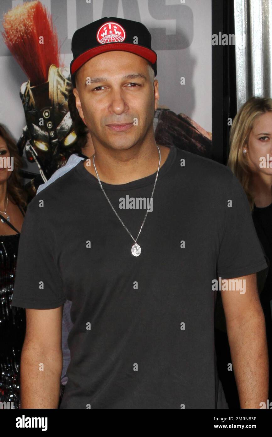 Tom Morello at the Los Angeles premiere of "Real Steel" held at the ...
