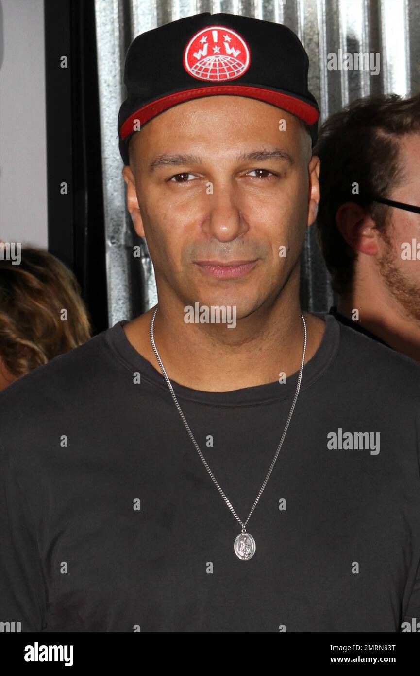 Tom Morello at the Los Angeles premiere of "Real Steel" held at the ...