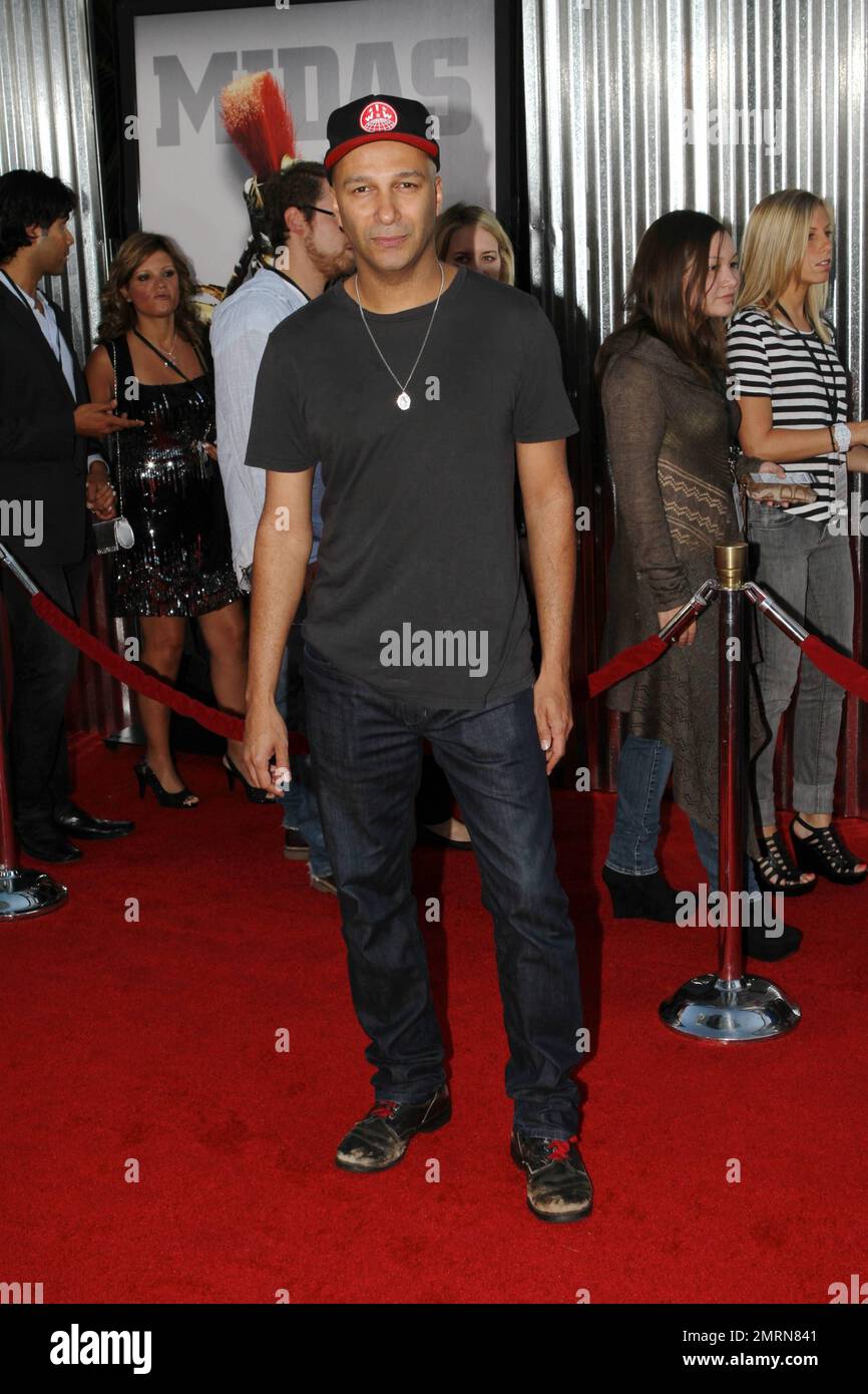 Tom Morello at the Los Angeles premiere of "Real Steel" held at the ...