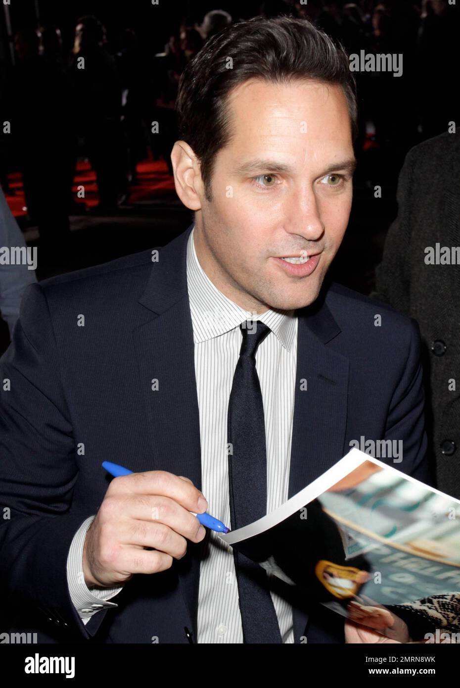 Actor Paul Rudd attending the World Premiere of "Wanderlust" held at ...