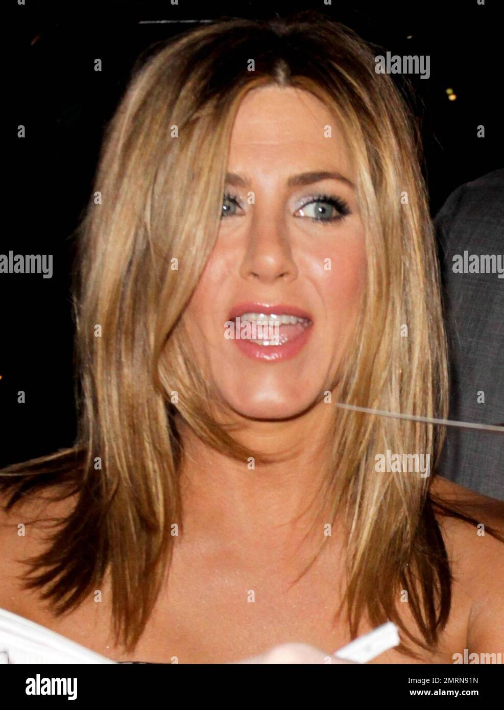Actress Jennifer Aniston attending the World Premiere of "Wanderlust ...