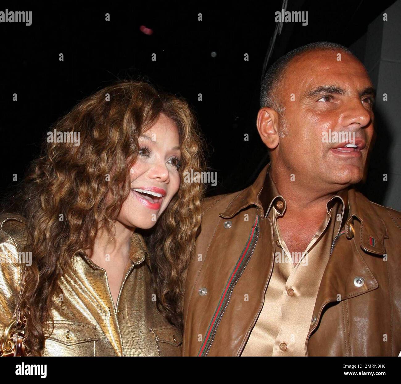 - La Toya Jackson dines at Mr Chow with Christian Audigier who was a ...
