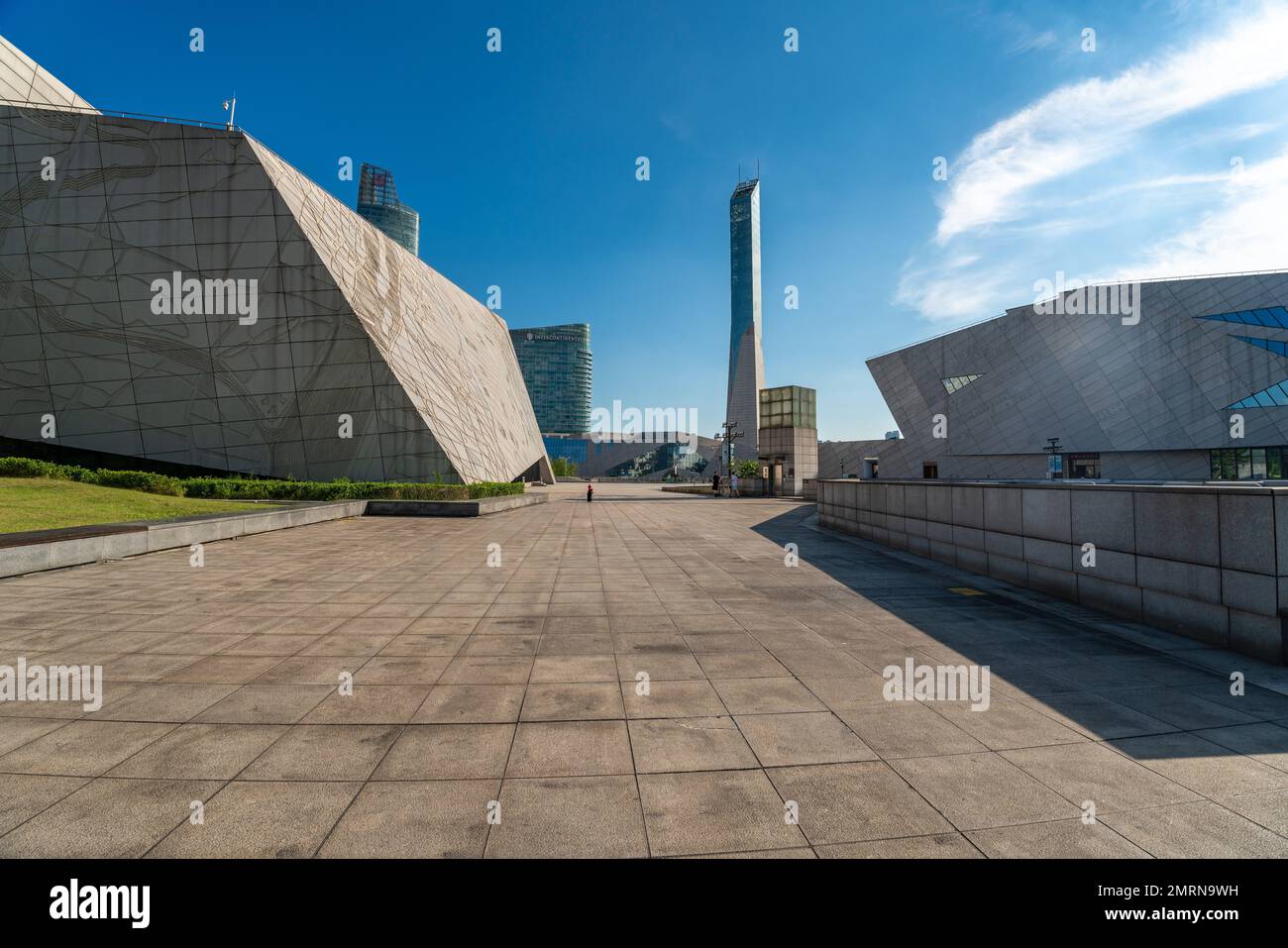 Changsha riverside cultural museum and landscape tower Stock Photo - Alamy