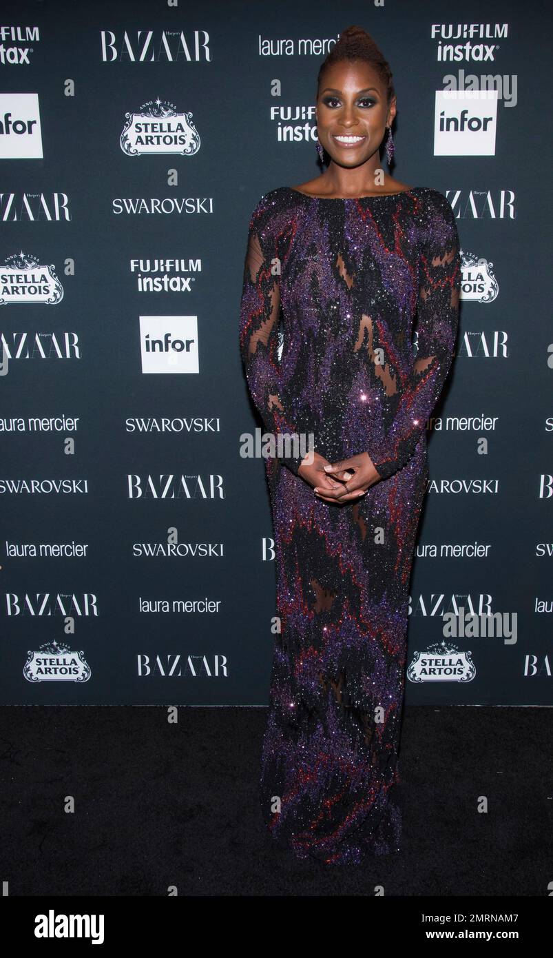 Issa Rae attends the Harper's BAZAAR 'Icons by Carine Roitfeld' party ...