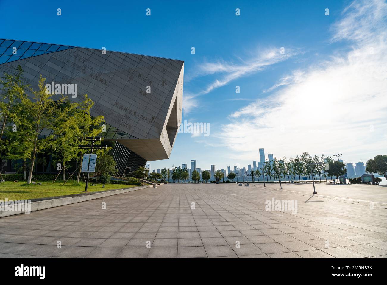 The three one hall changsha riverside cultural park construction square ...