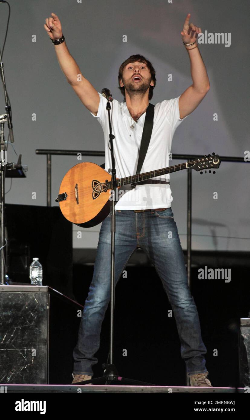 Dave Haywood of 'Lady Antebellum' performs live in concert at the Time ...