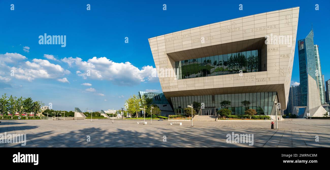 The three one hall changsha riverside cultural park construction square ...
