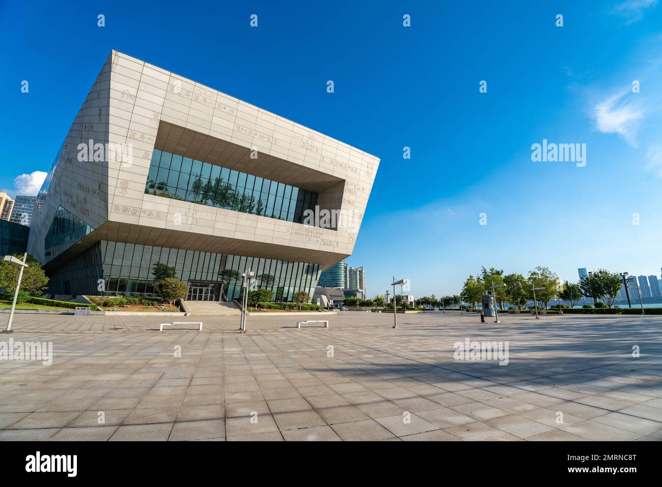 The three one hall changsha riverside cultural park construction square ...