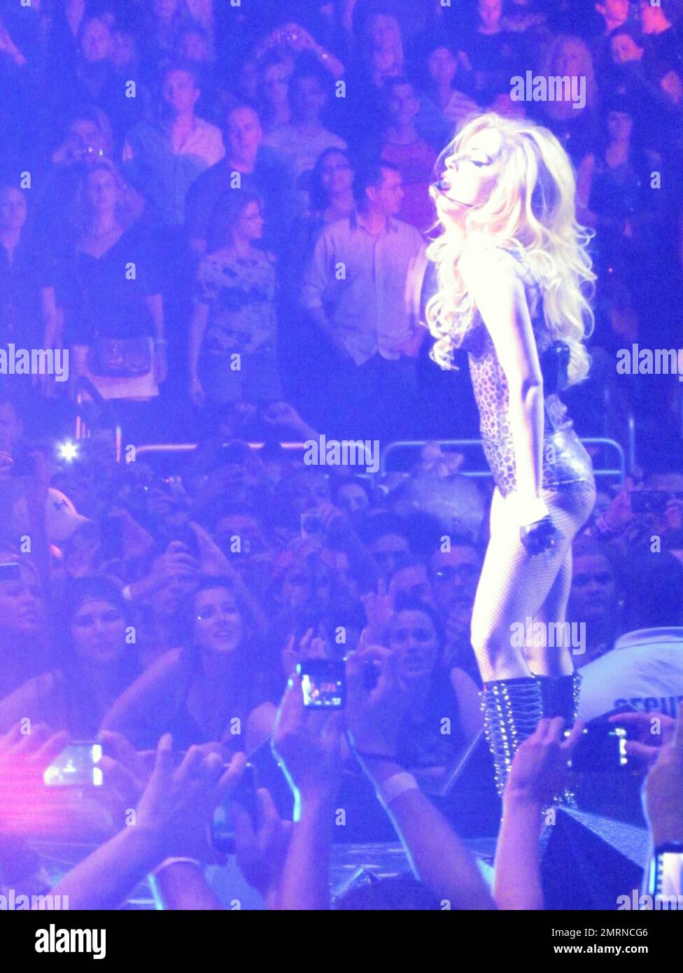 Lady Gaga undergoes several costume changes as she performs live at the ...