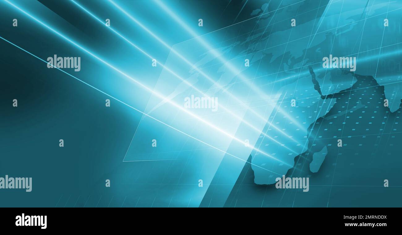 Graphical world news background, technology background. 3d illustration ...