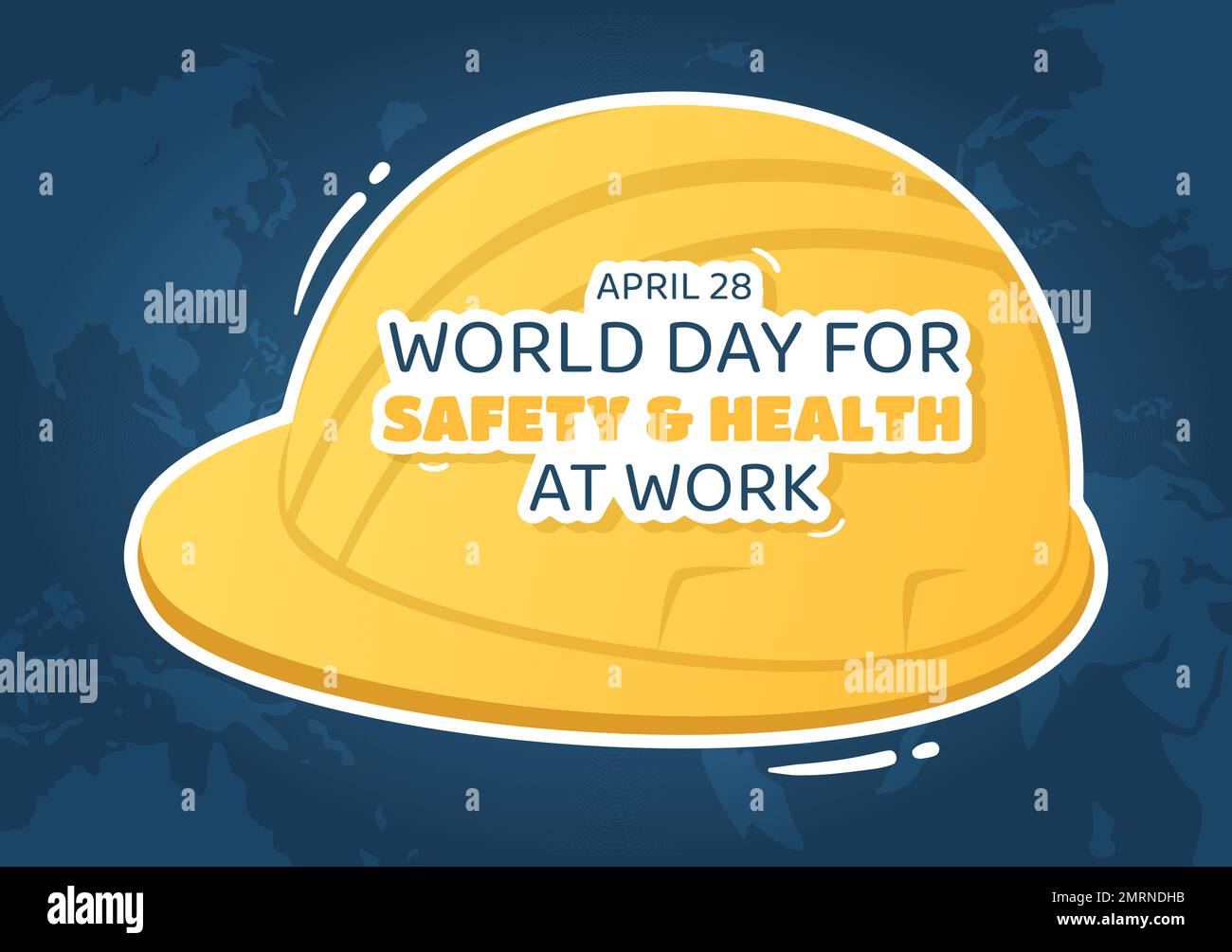 World Day Of Safety and Health at Work on April 28 Illustration with ...