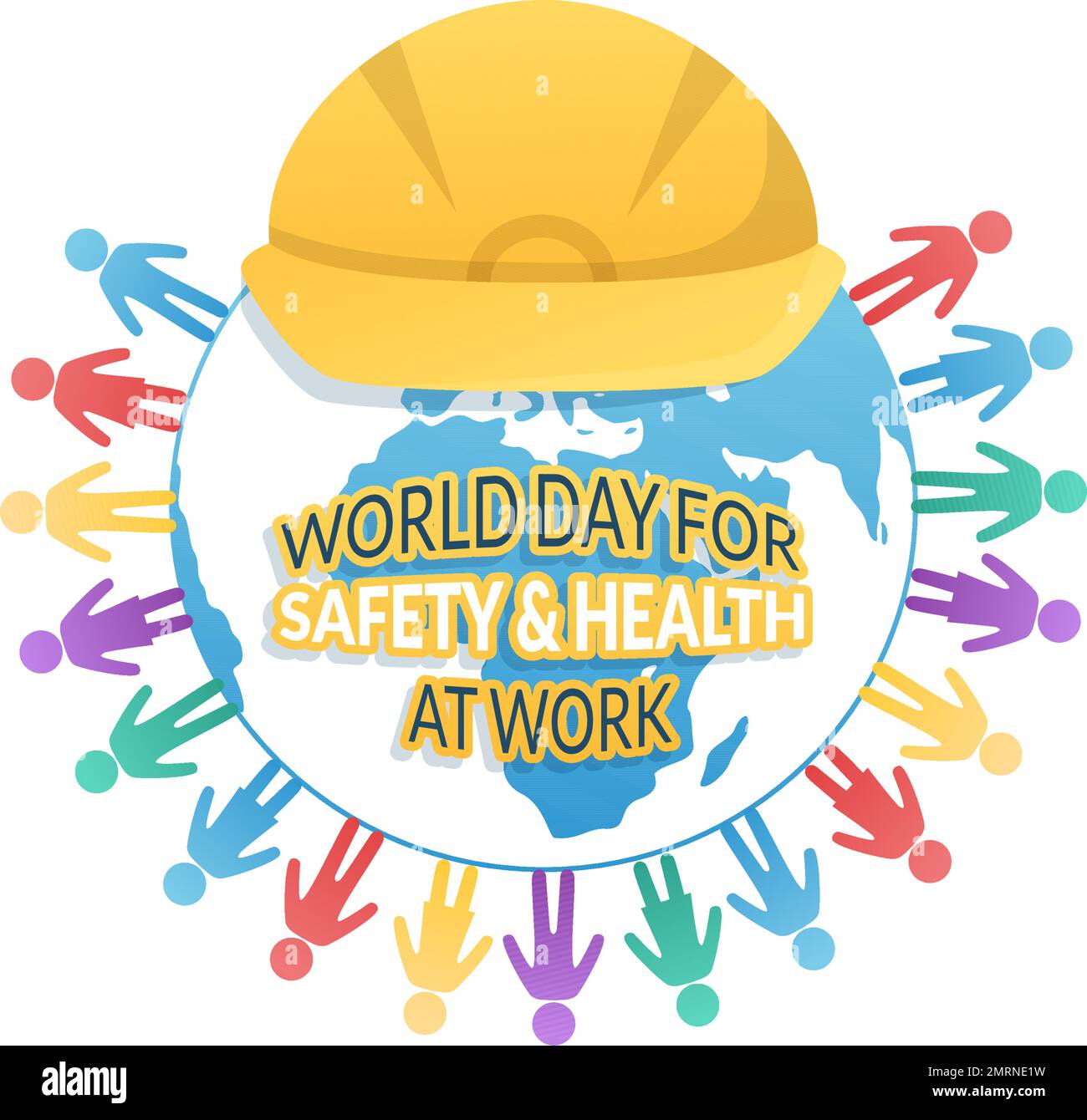 World Day Of Safety and Health at Work on April 28 Illustration with ...