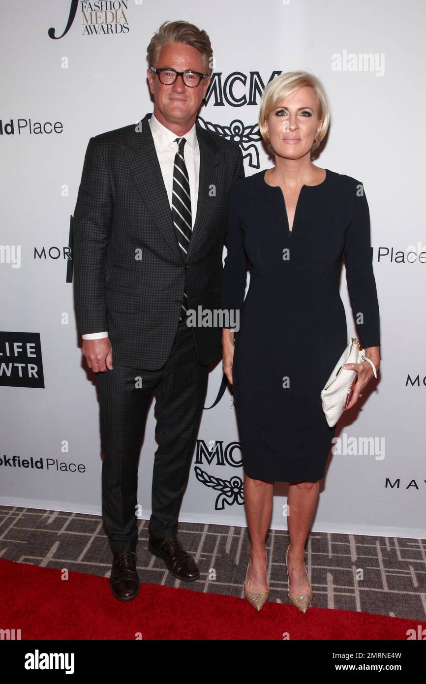 Joe Scarborough, left, and Mika Brzezinski, right, attend the NYFW Spring/Summer 2018 5th Annual ...