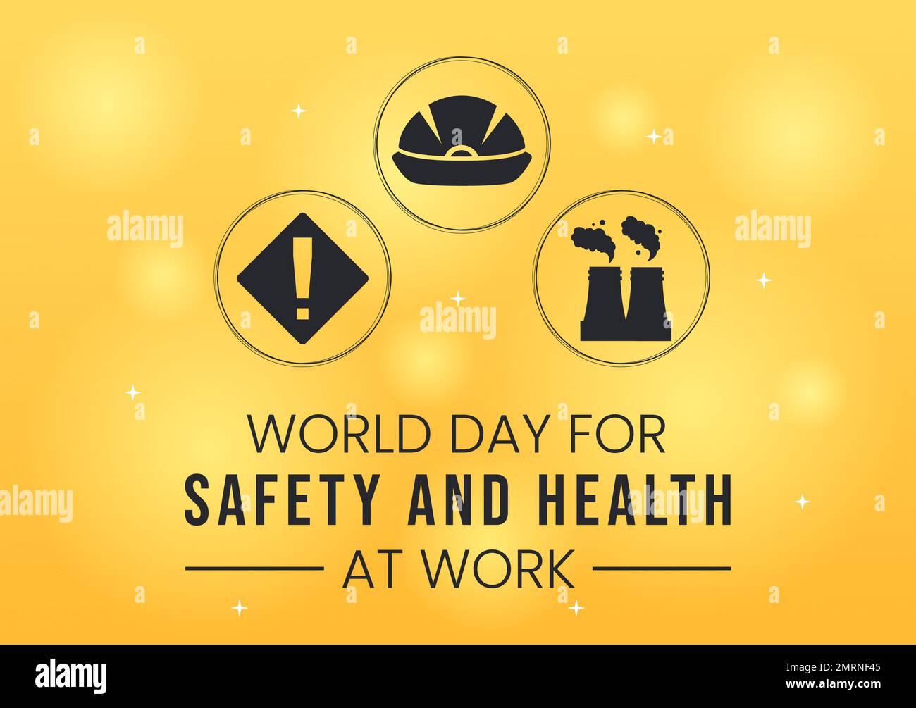 World Day Of Safety and Health at Work on April 28 Illustration with ...
