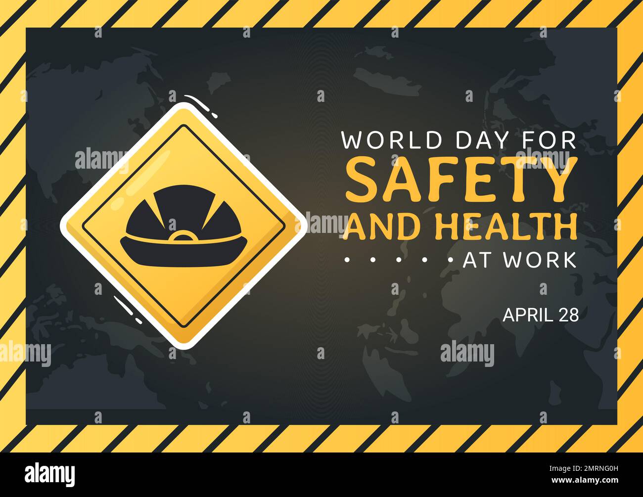World Day Of Safety and Health at Work on April 28 Illustration with ...